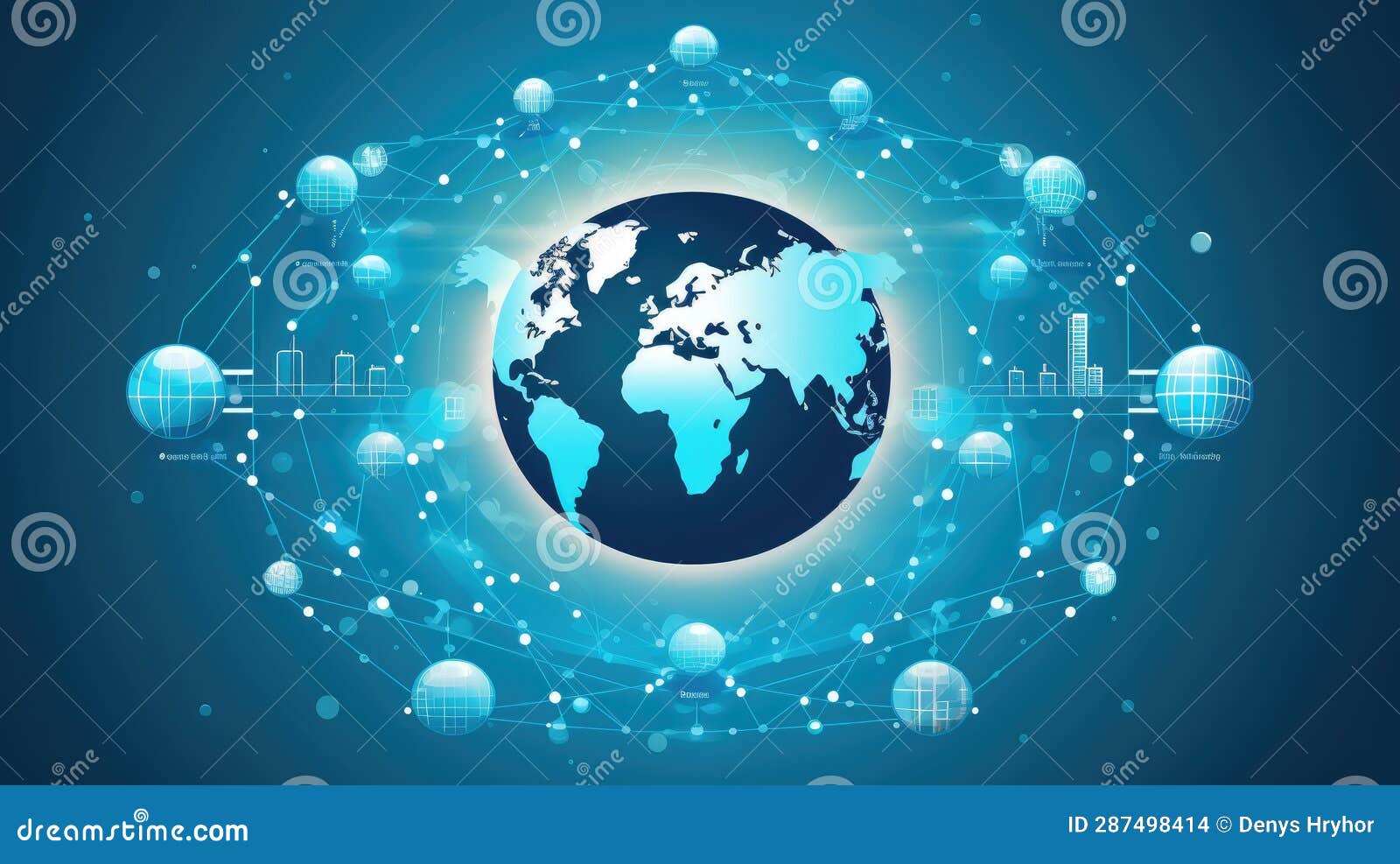 World Internet Day Concept. Wireless Networks Stock Illustration ...
