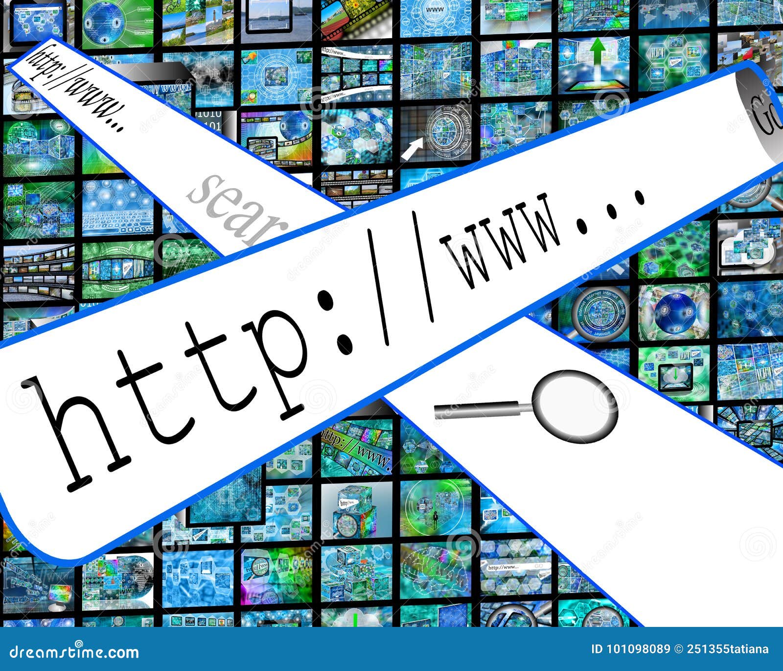 World of internet stock image. Image of global, code - 101098089