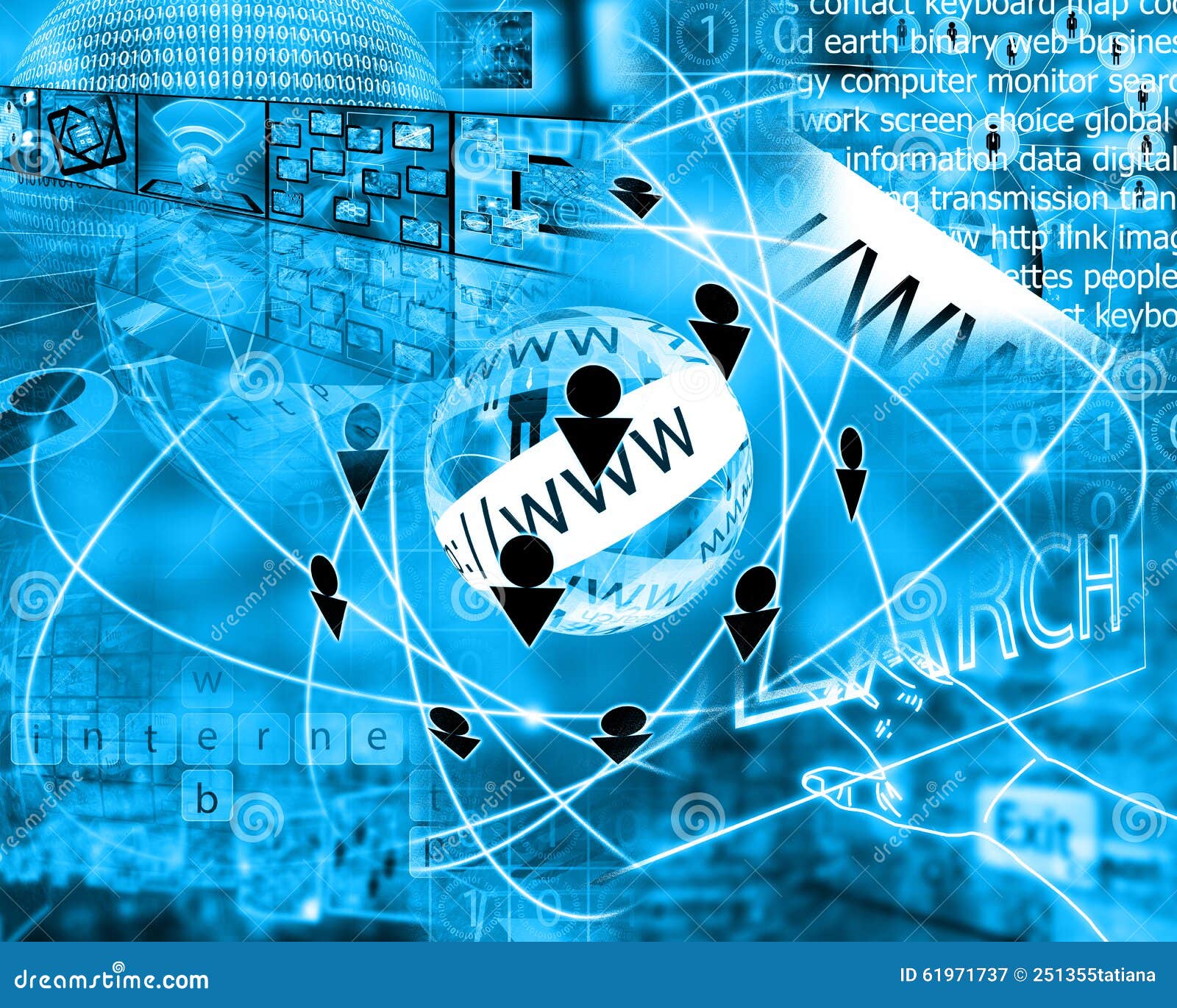 World of internet stock image. Image of link, connect - 61971737