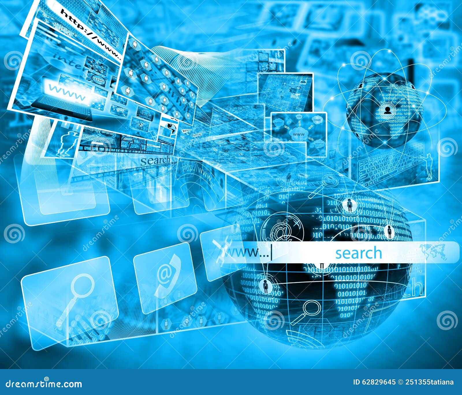 World of internet stock image. Image of business, global - 62829645