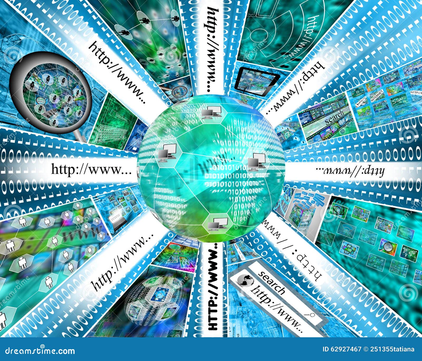 World Internet stock illustration. Illustration of communication - 62927467