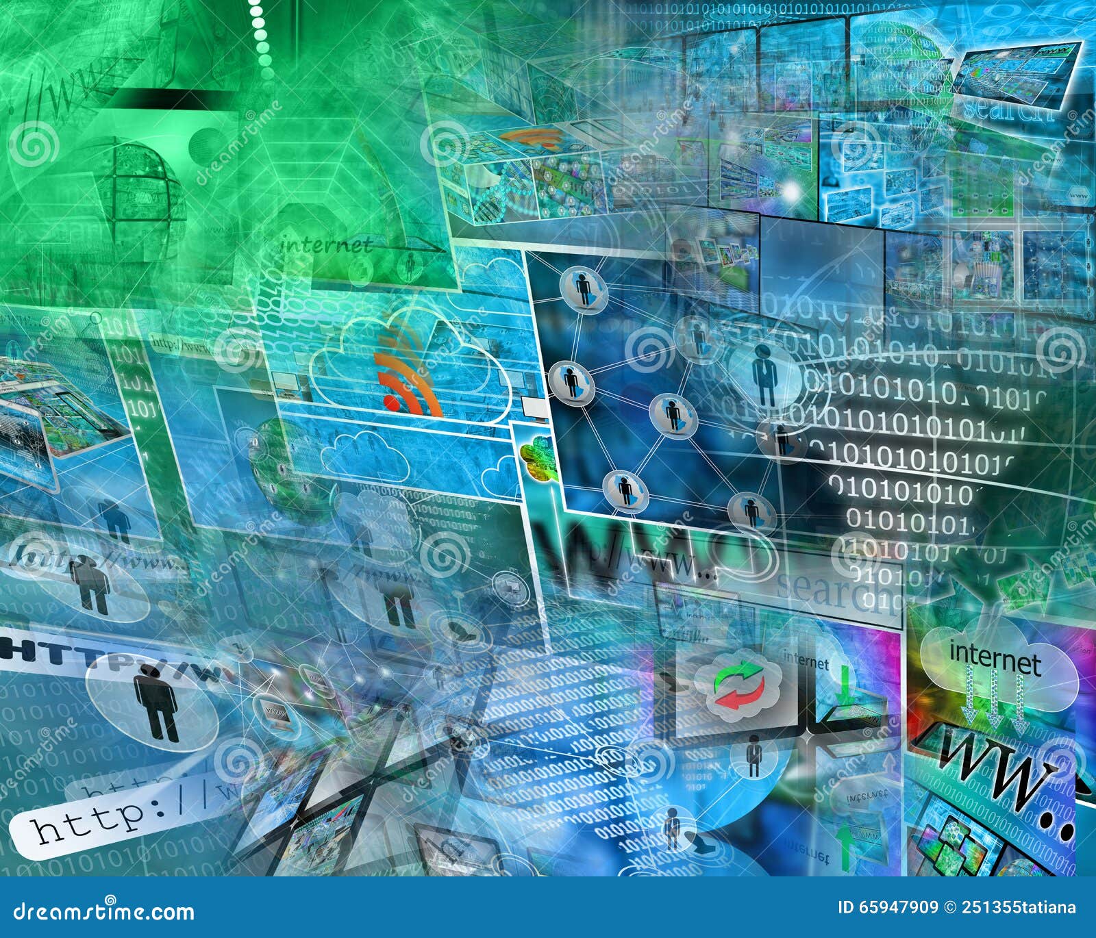 World of internet stock image. Image of broadcasting - 65947909