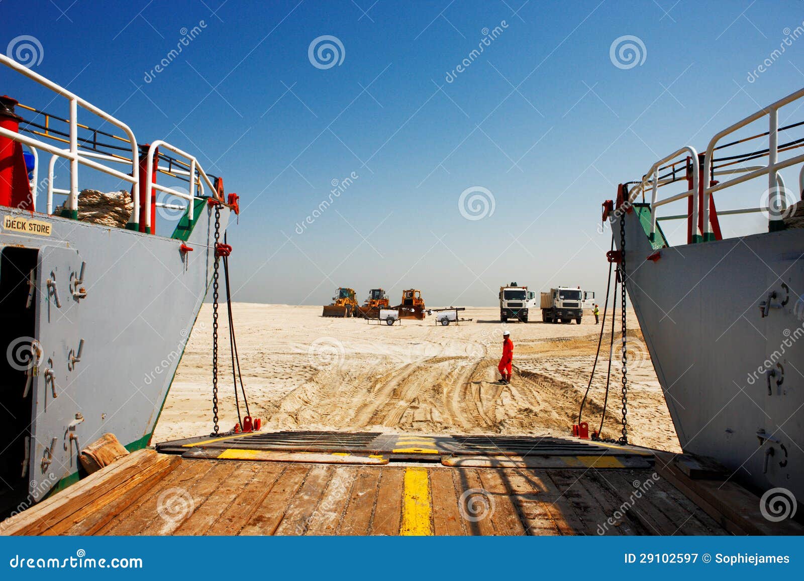 Dozer Has Been Recovering The Landscape Around The Open Pit. Process Of ...