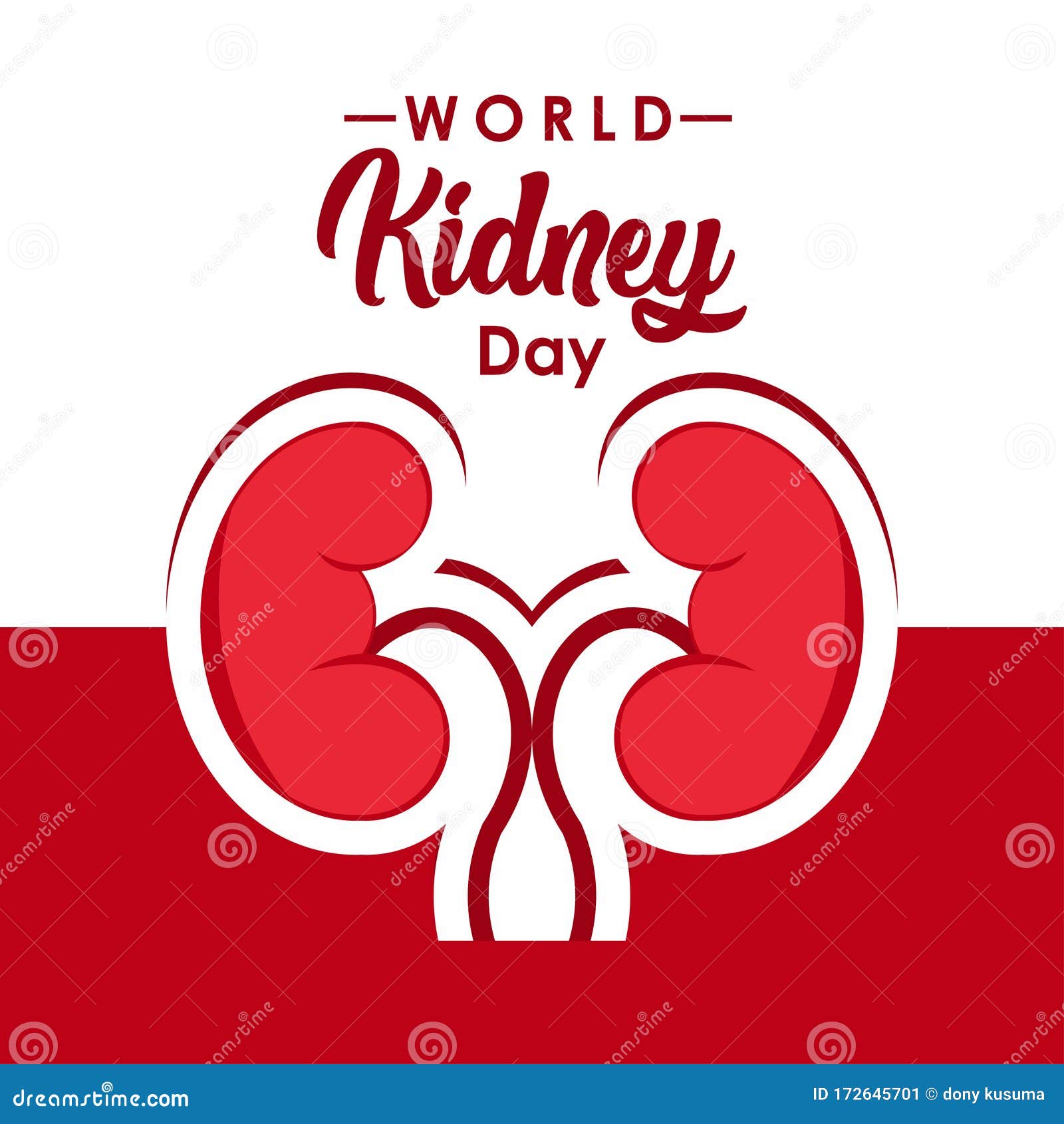 World Kidney Day Vector for Print and Celebrate Stock Vector ...
