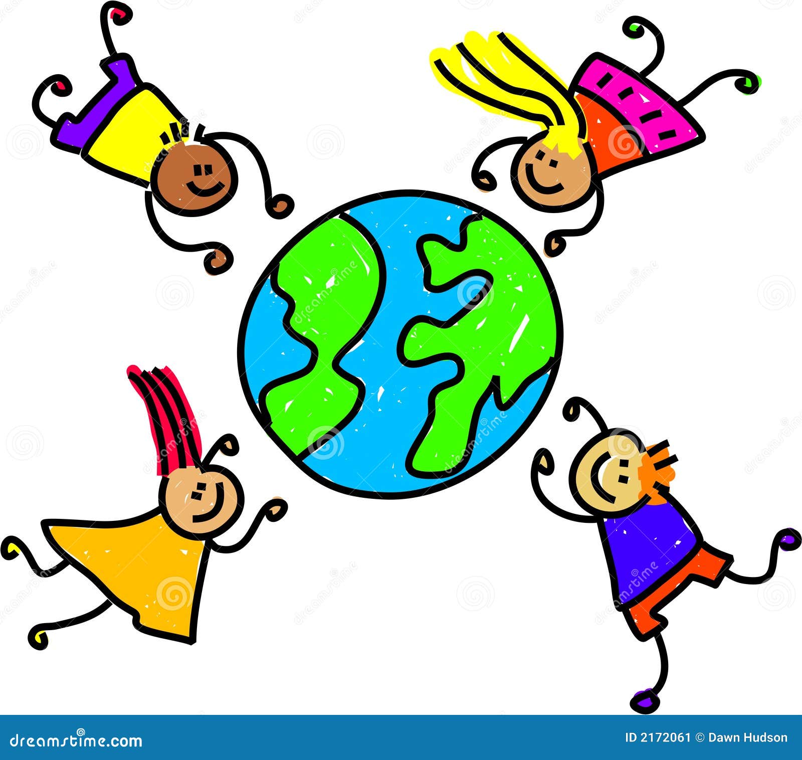 World kids stock illustration. Illustration of protect - 2172061