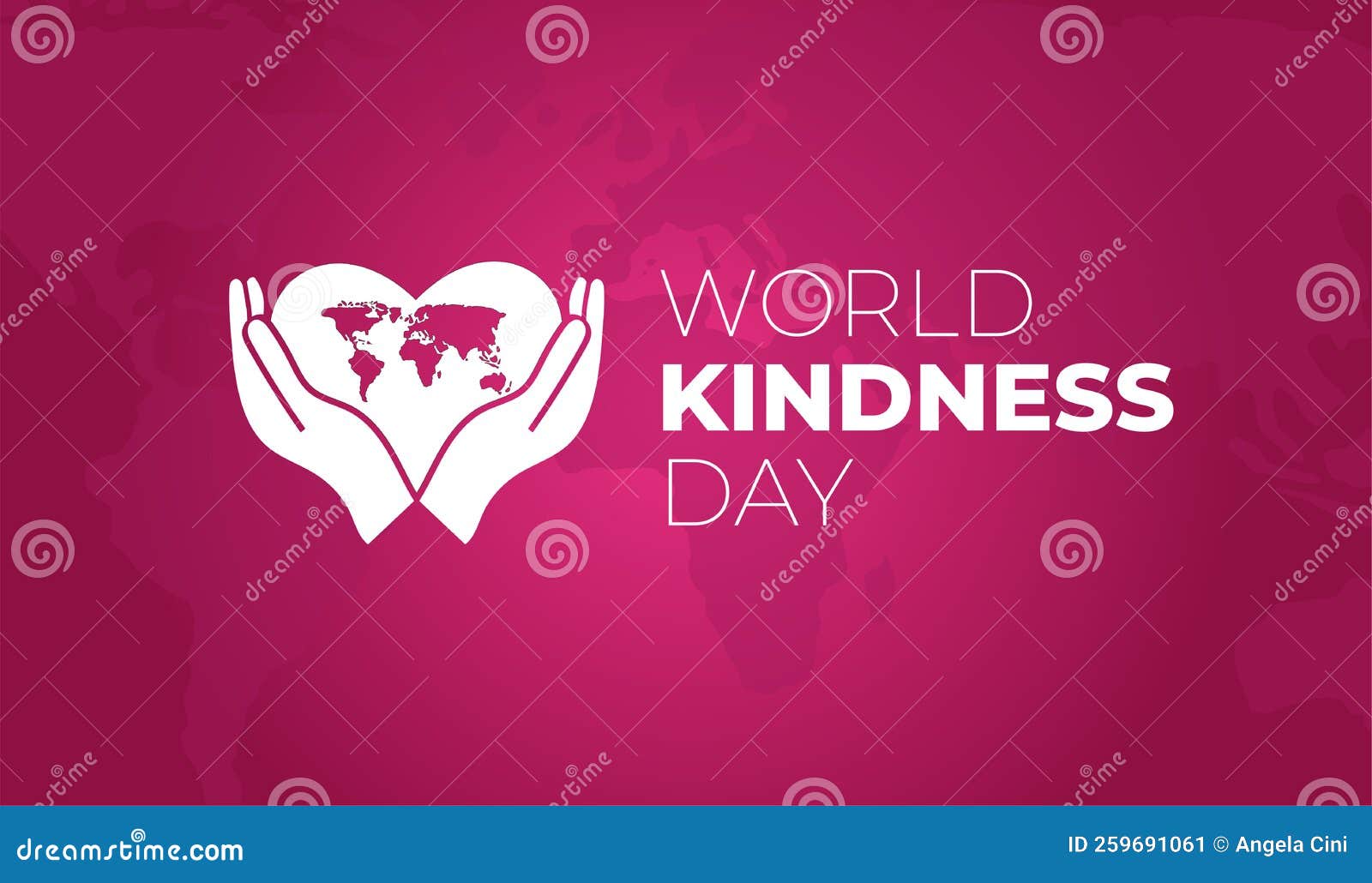 World Kindness Day Background Illustration Stock Vector - Illustration ...
