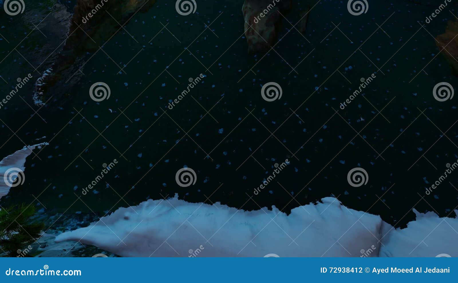 World Lake Island in Open Ocean at Night Stock Footage - Video of deep ...