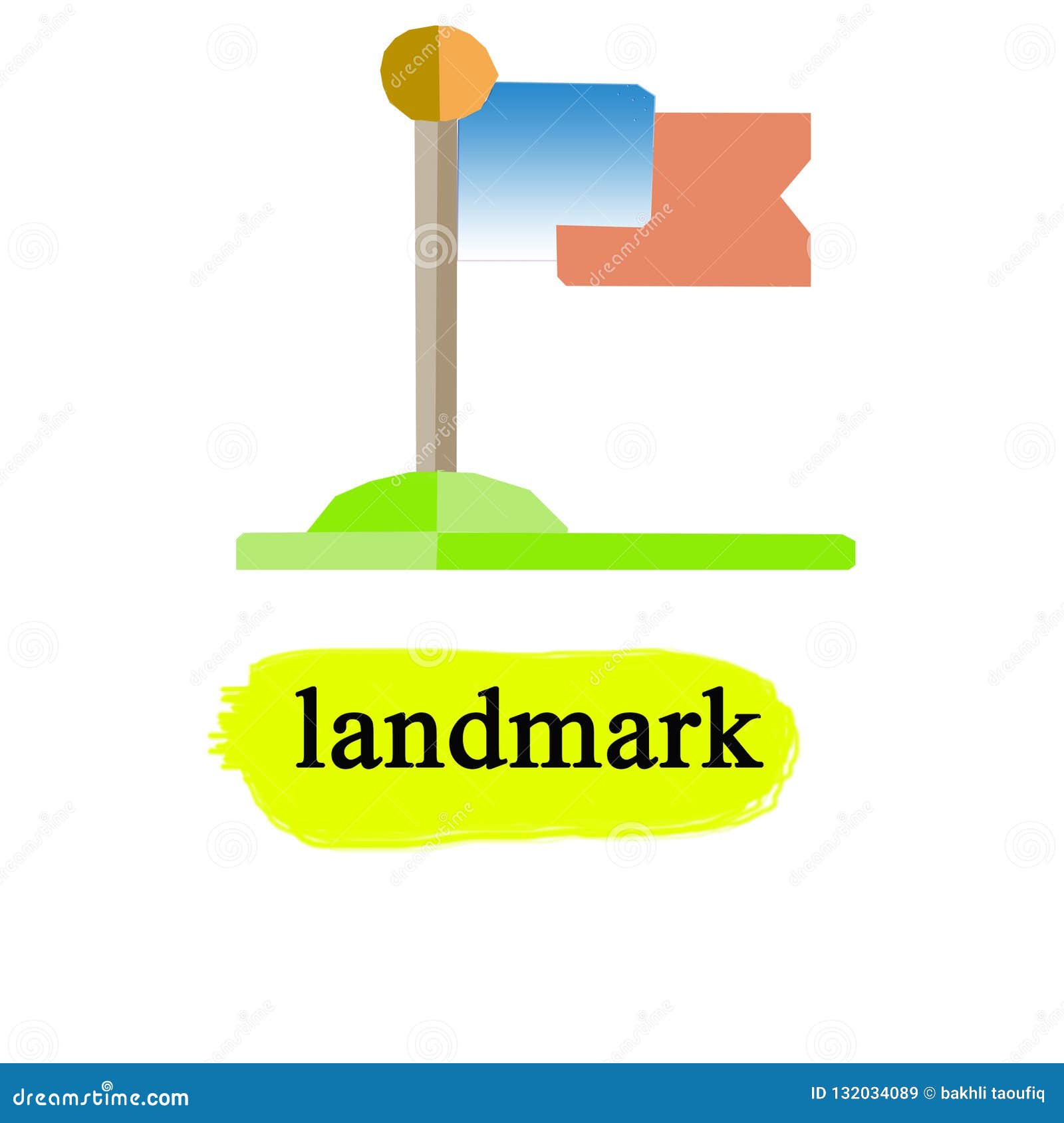 Landmark ICON .illustration Stock Illustration - Illustration of ...