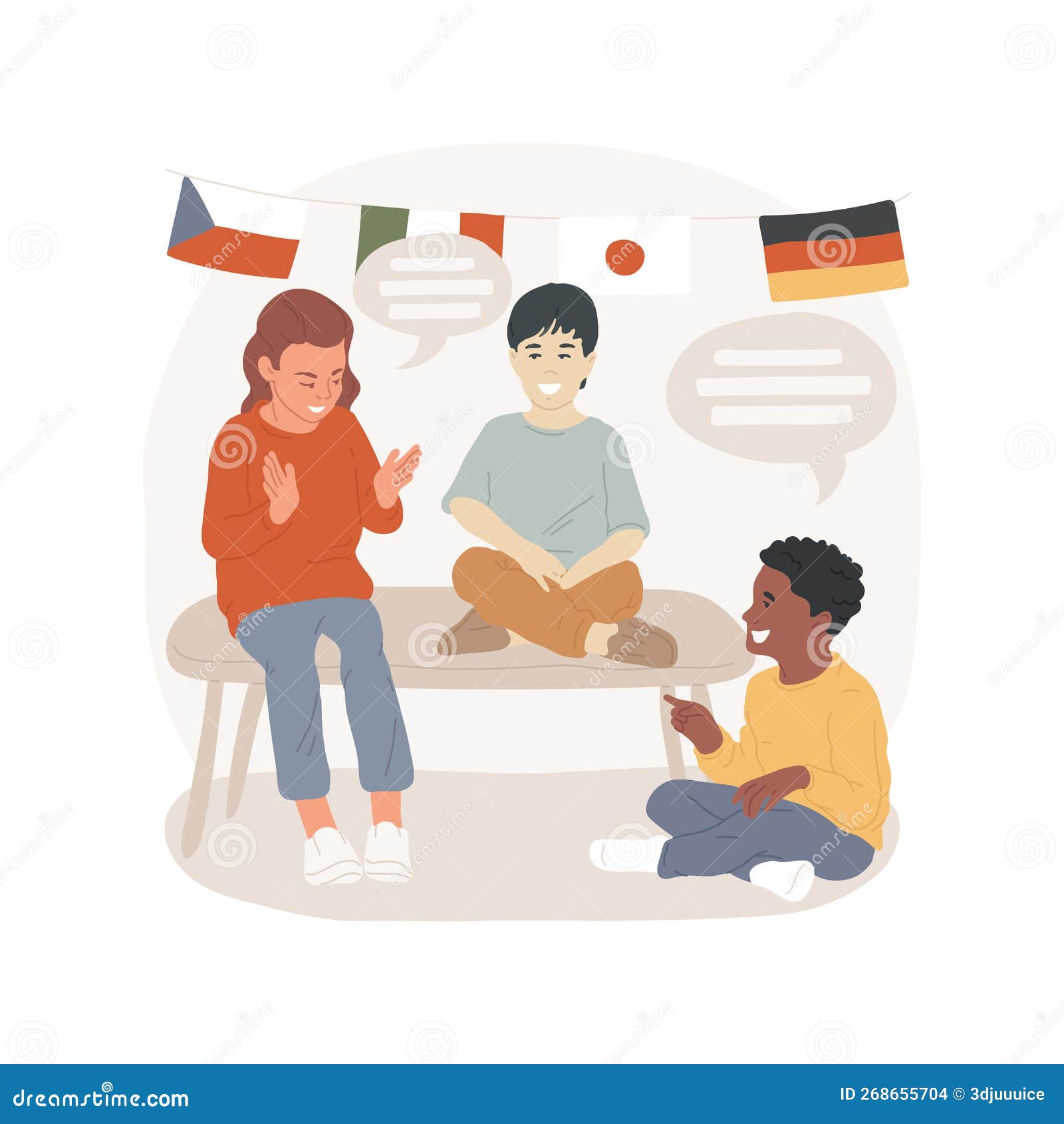 World Languages Isolated Cartoon Vector Illustration. Stock Vector ...