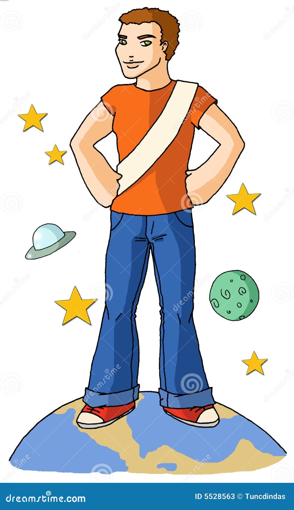 World leader stock vector. Illustration of flying, alien - 5528563