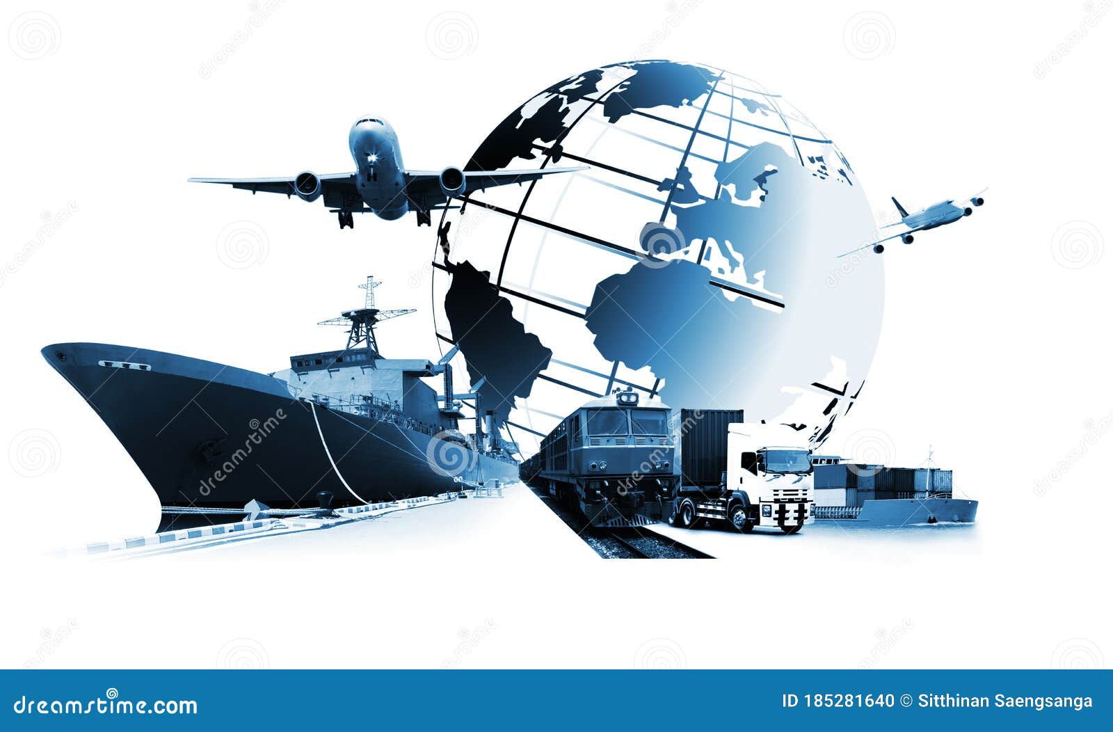 The world logistics stock photo. Image of nautical, dock - 185281640