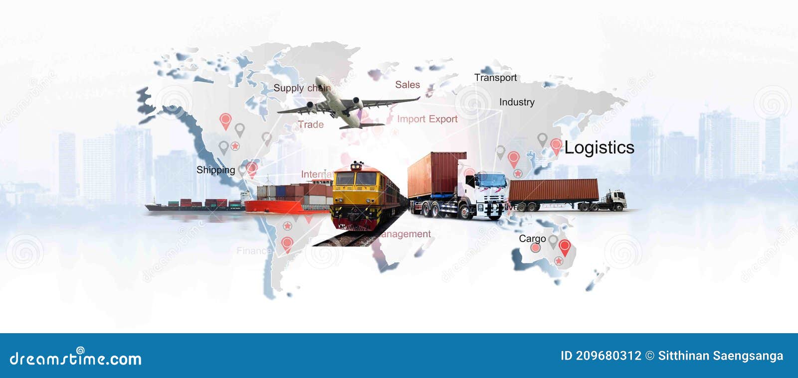 The world logistics stock photo. Image of export, background - 209680312