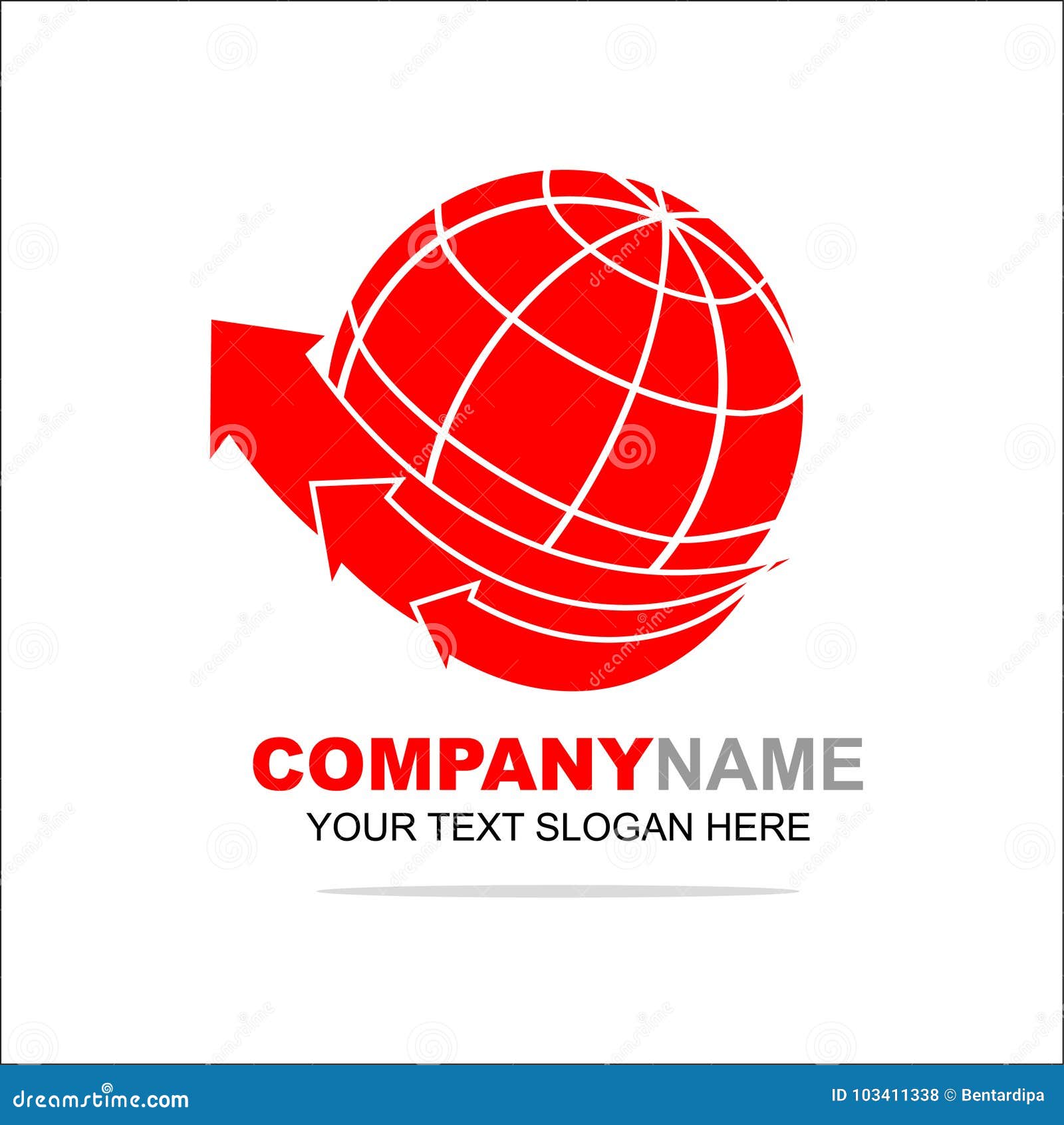 World Logo Design Template stock illustration. Illustration of life ...