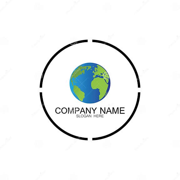 World Logo Designs Vector Icon Stock Vector - Illustration of shape ...
