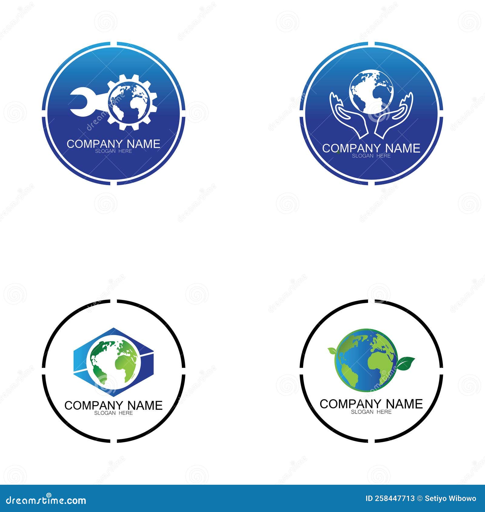 World Logo Designs Vector Icon Stock Vector - Illustration of circle ...