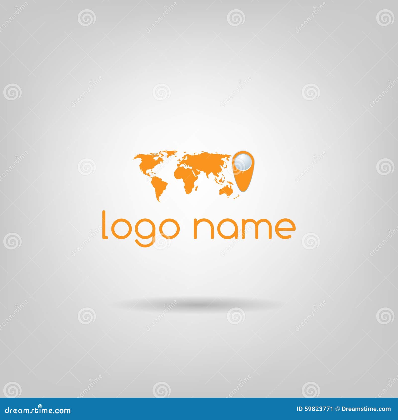World logo stock vector. Illustration of globe, template - 59823771
