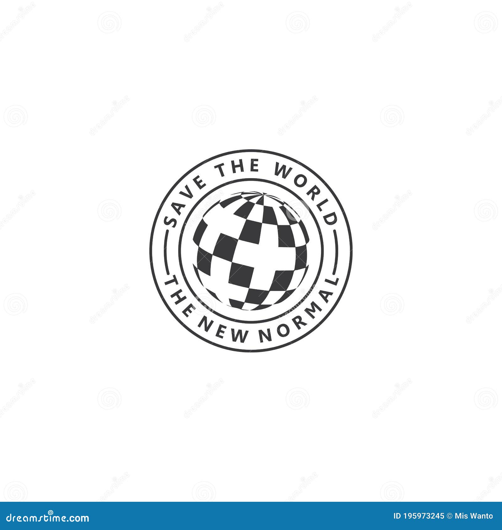 World Logo Template Illustration Stock Vector - Illustration of ...