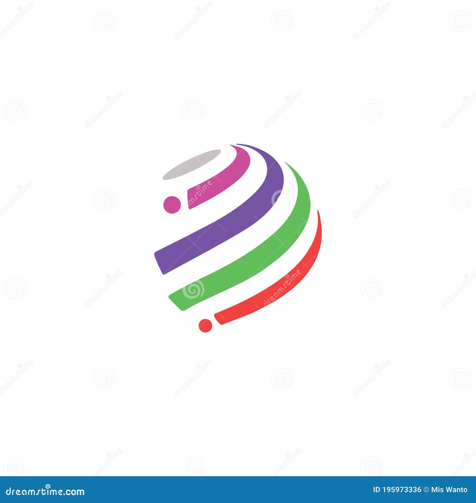 World Logo Template Illustration Stock Vector - Illustration of symbol ...