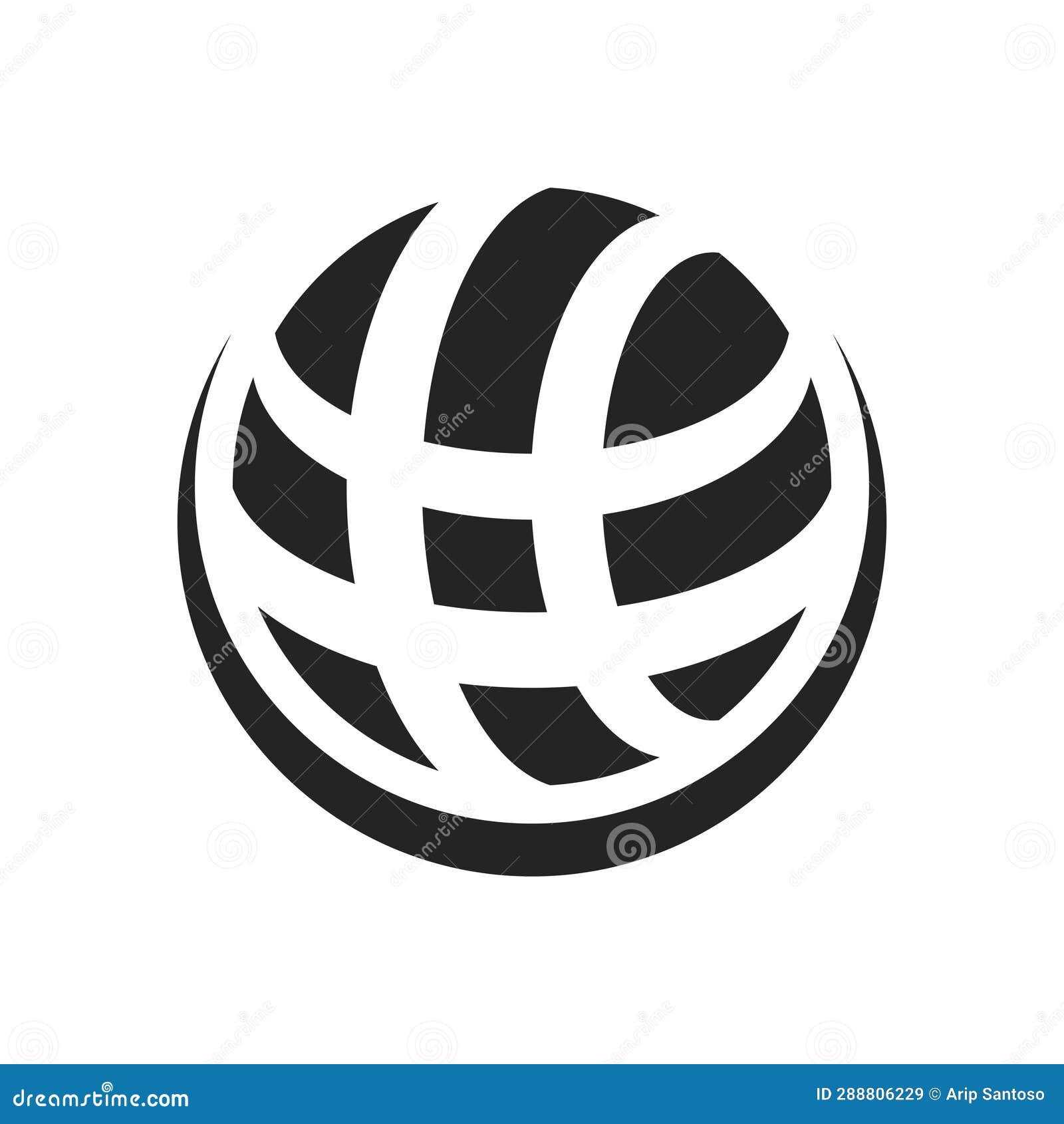 World Logo Template Isolated. Brand Identity. Icon Abstract Vector ...