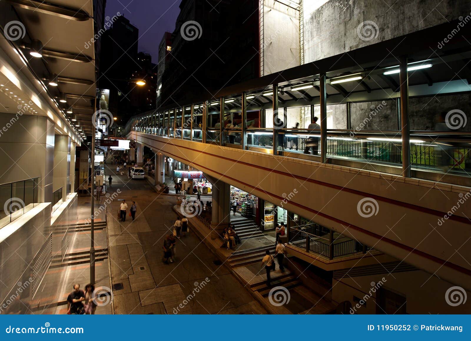 World Longest Escalator in Hong Kong China Editorial Photography ...
