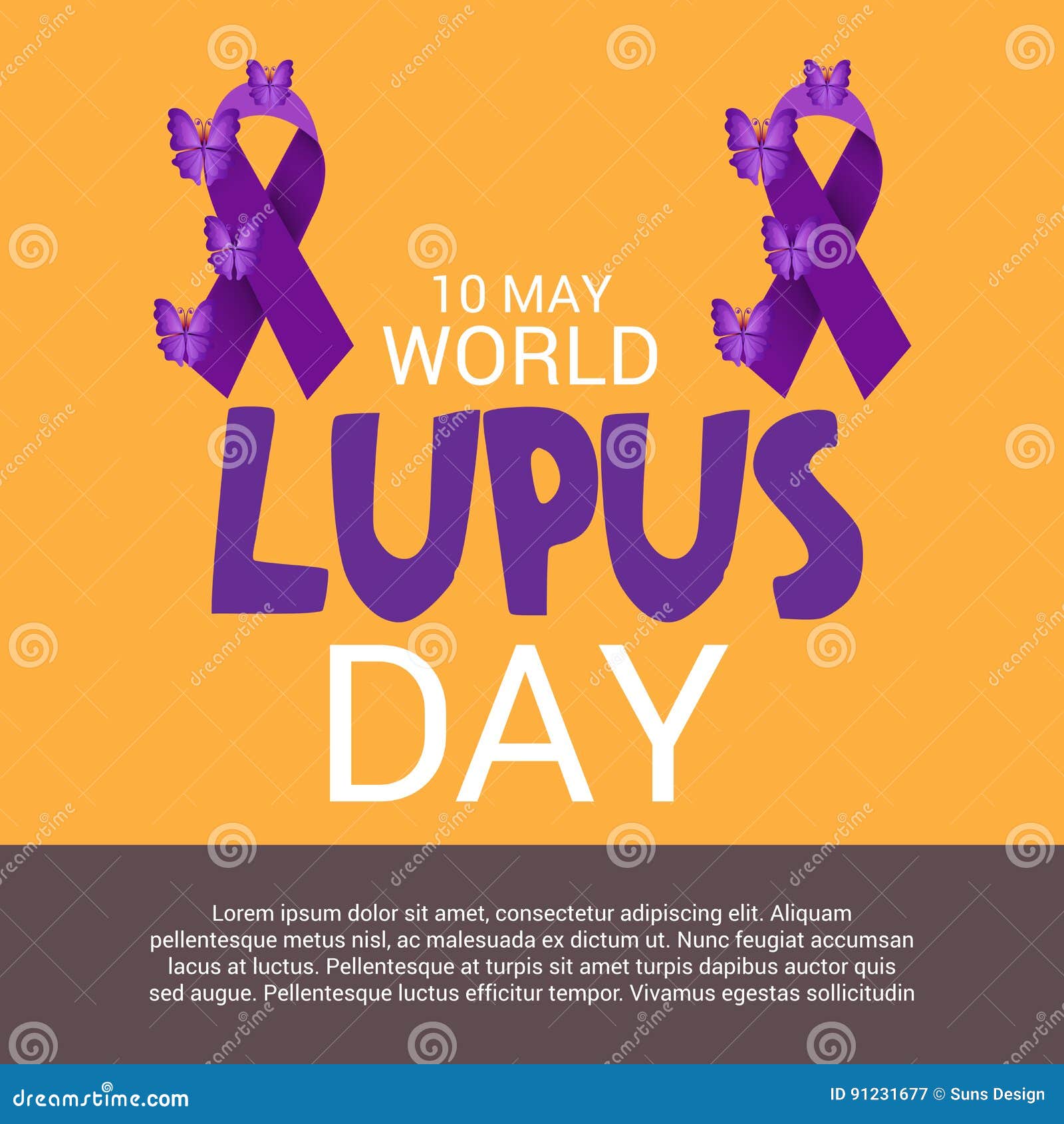 World Lupus Day. stock illustration. Illustration of medicine - 91231677