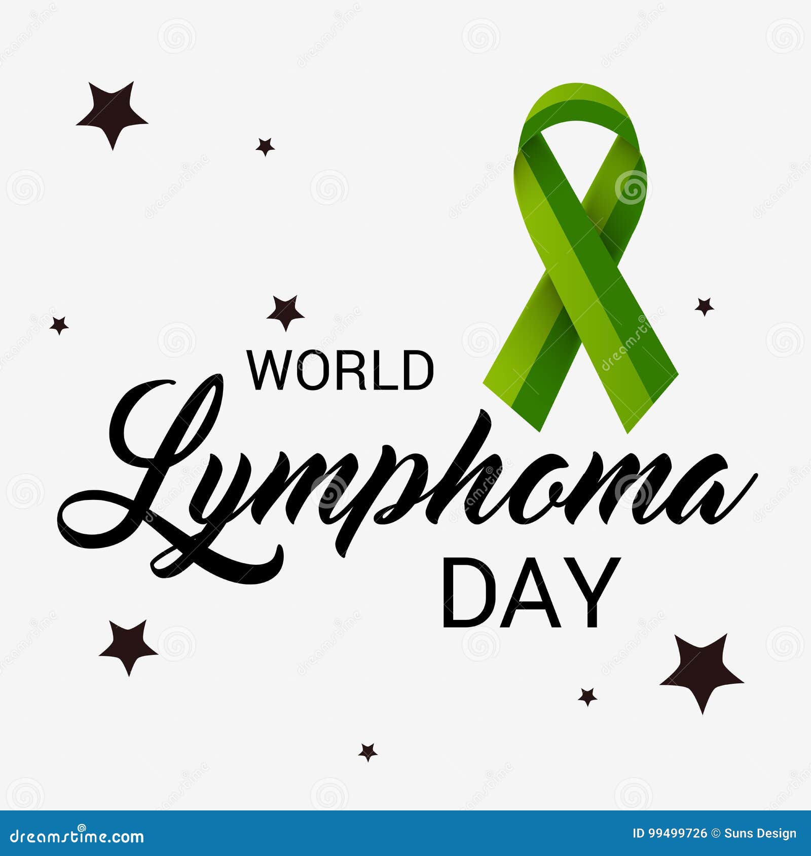 World Lymphoma Day stock illustration. Illustration of message - 99499726