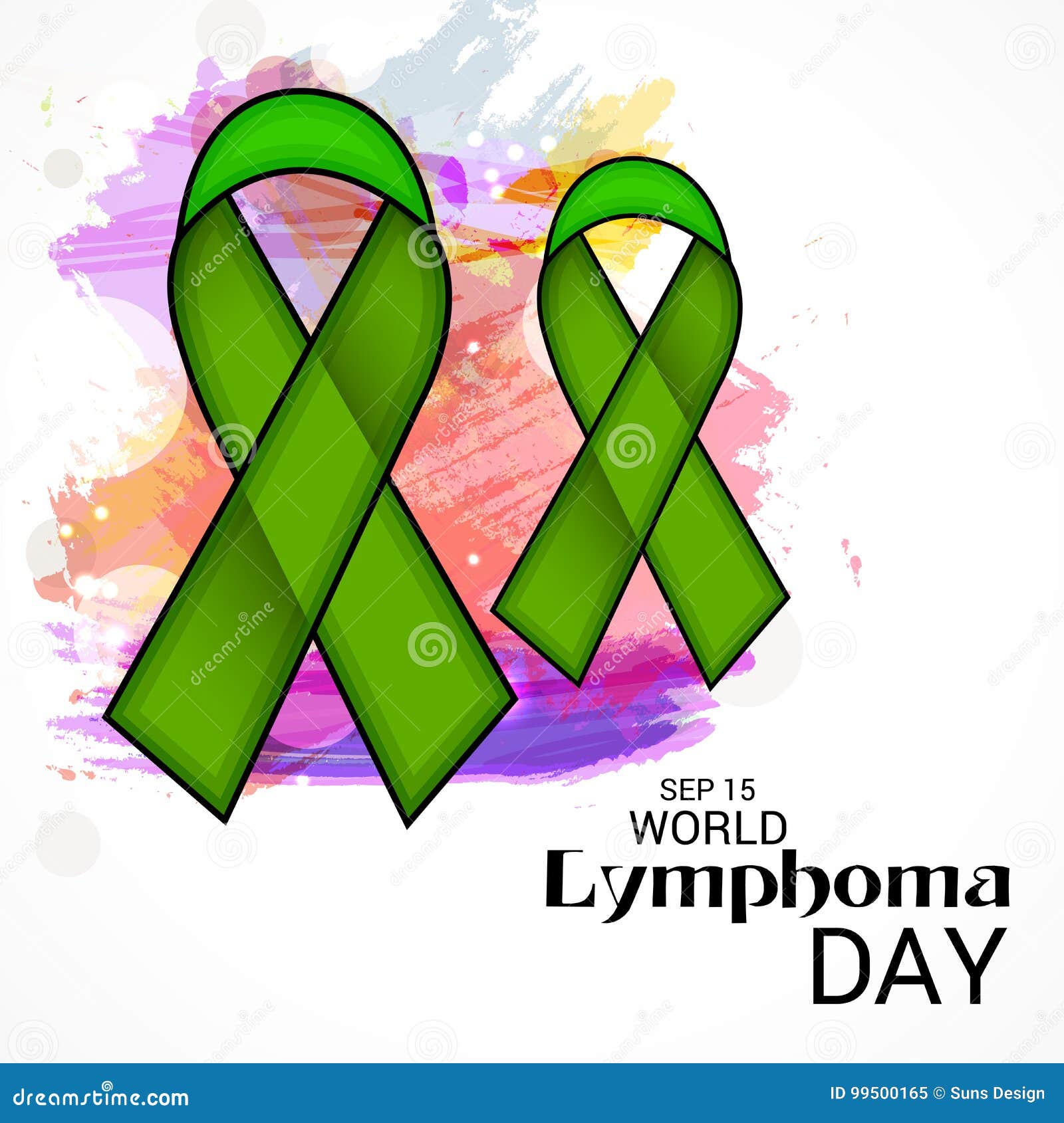 World Lymphoma Day stock illustration. Illustration of icon - 99500165