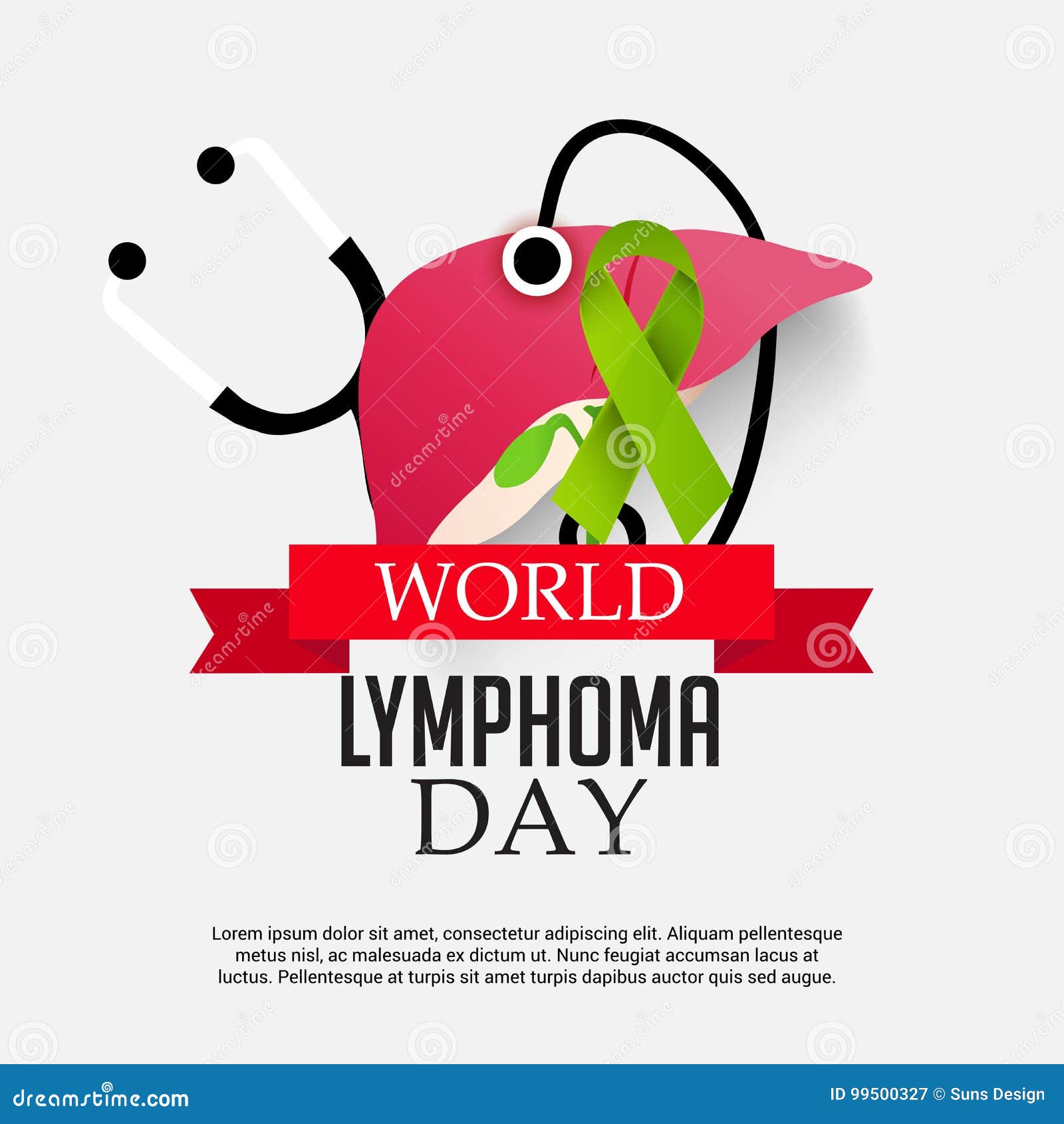 World Lymphoma Day stock illustration. Illustration of lymphoma - 99500327
