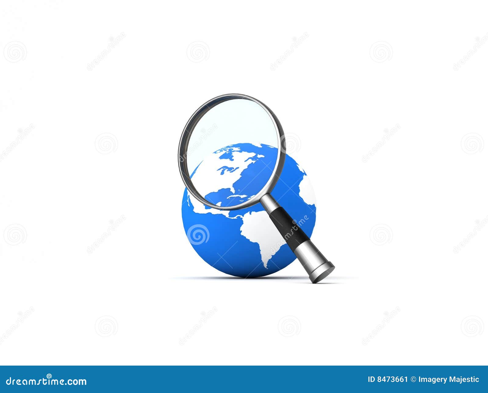 World And Magnifier Royalty-Free Stock Photography | CartoonDealer.com ...
