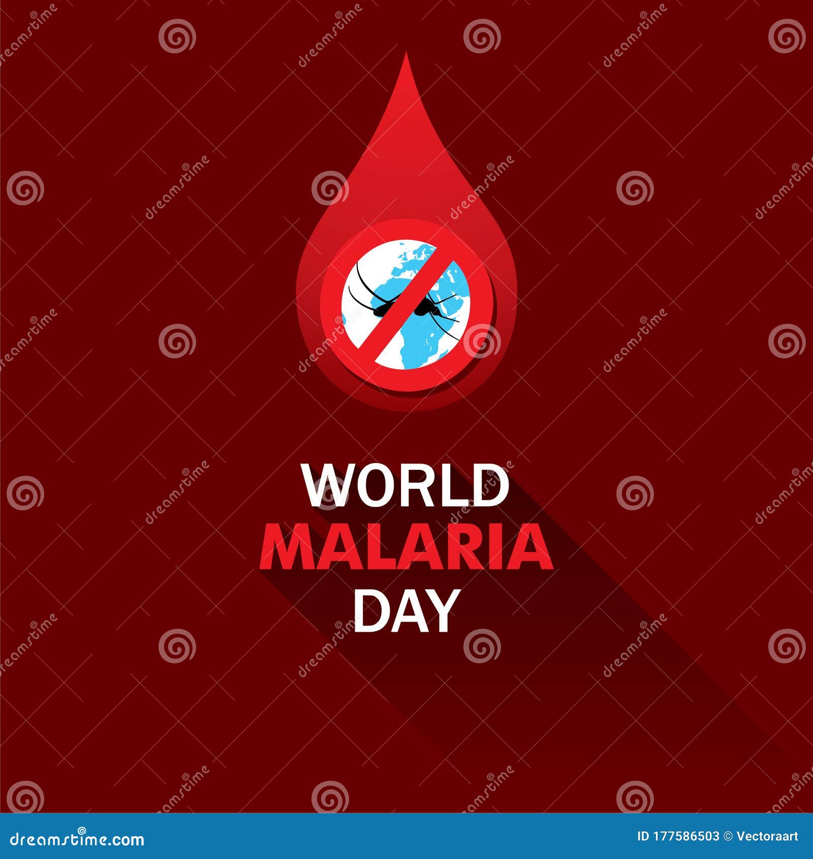World Malaria Day Poster Design Stock Vector - Illustration of ...