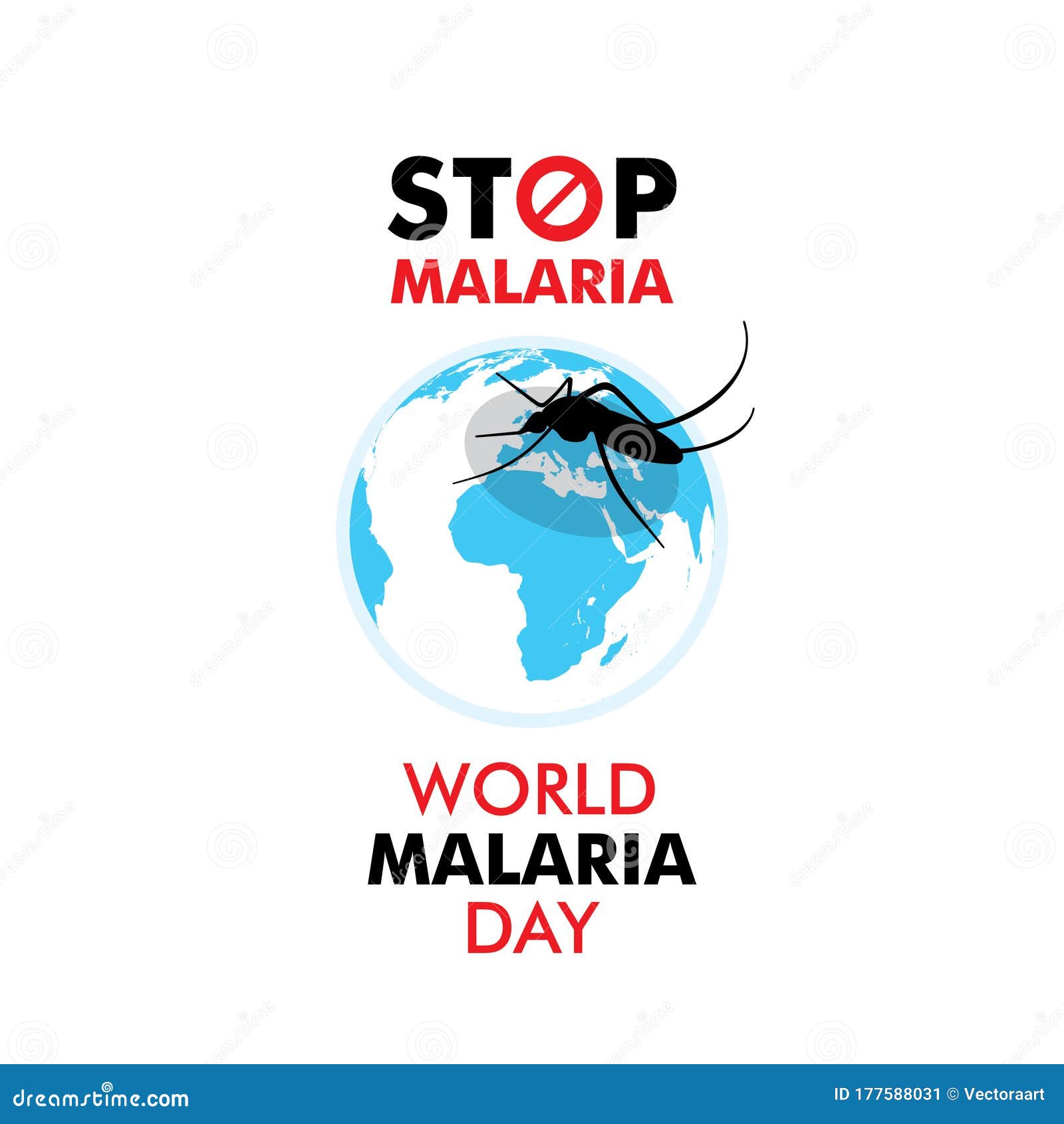 World Malaria Day Poster Design Stock Vector - Illustration of banner ...