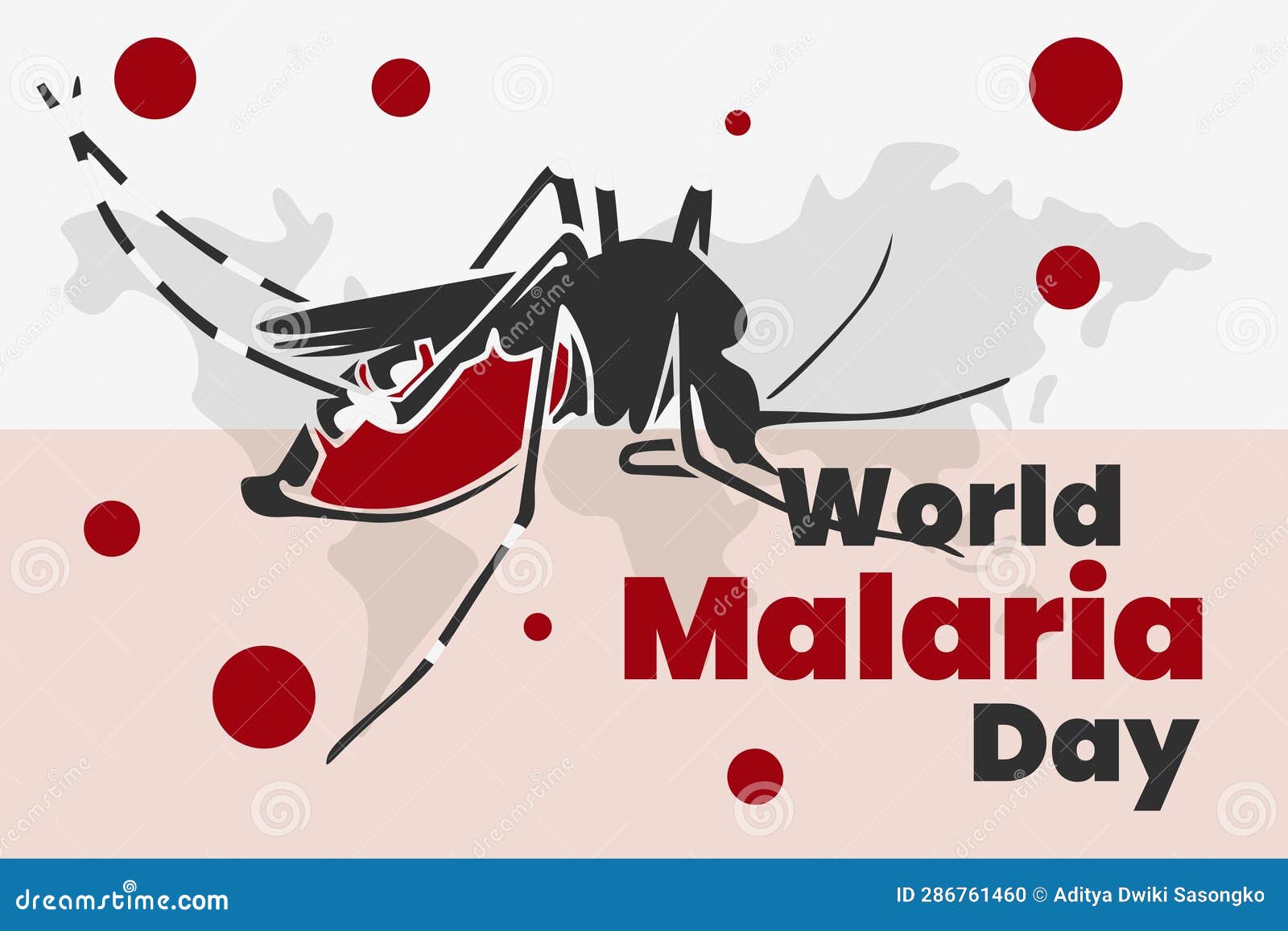 World malaria day poster stock illustration. Illustration of drawing ...