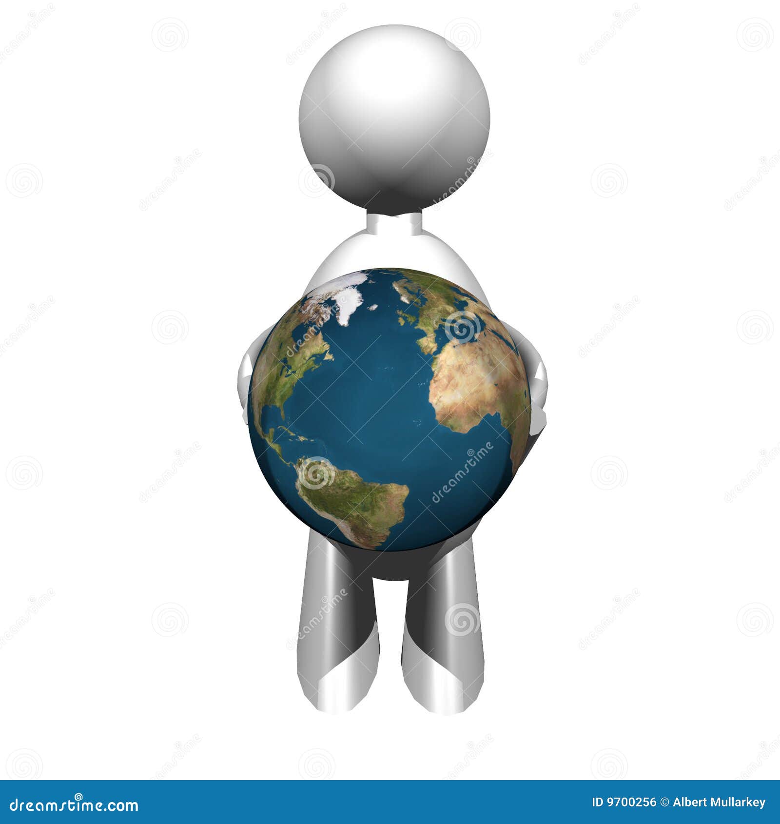 World Man stock illustration. Illustration of save, world - 9700256