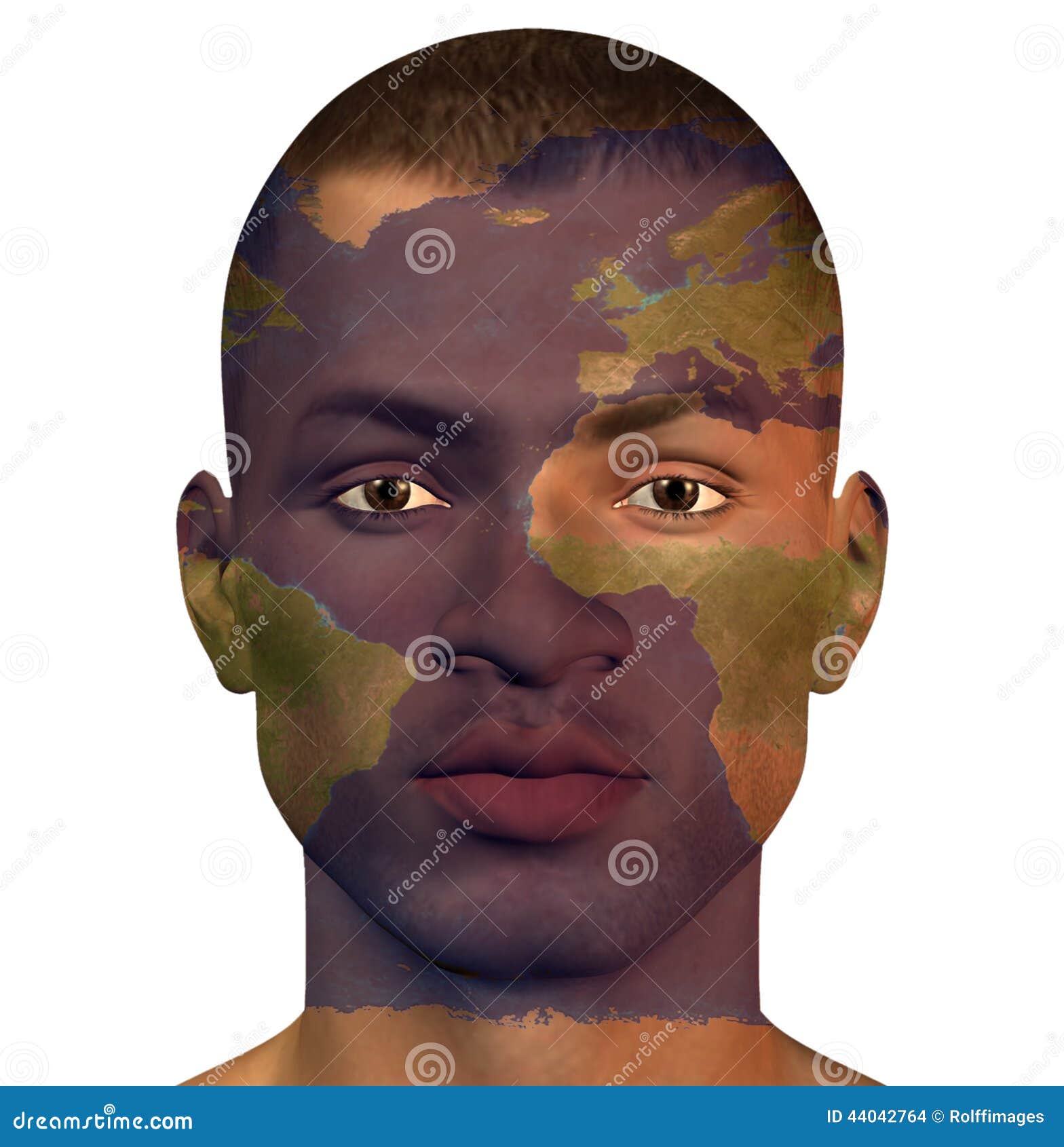 World Man stock illustration. Illustration of china, geography - 44042764