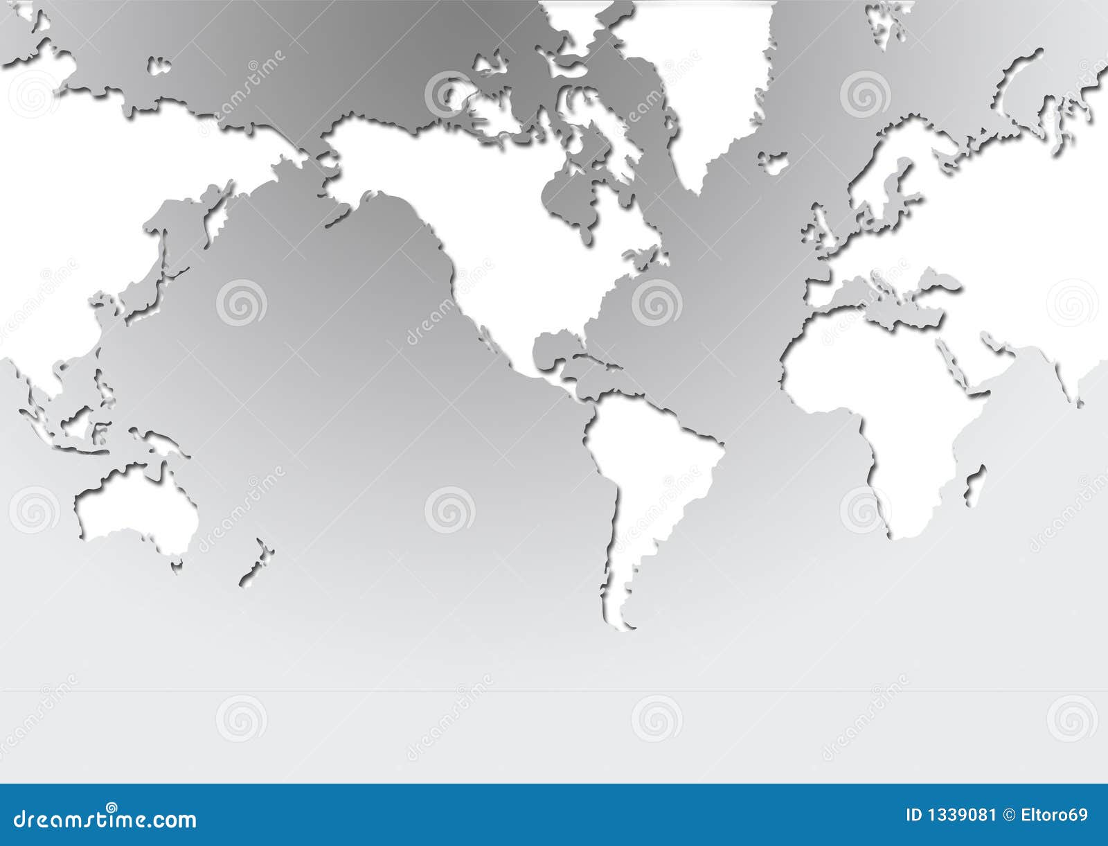 World map stock illustration. Illustration of africa, contour - 1339081