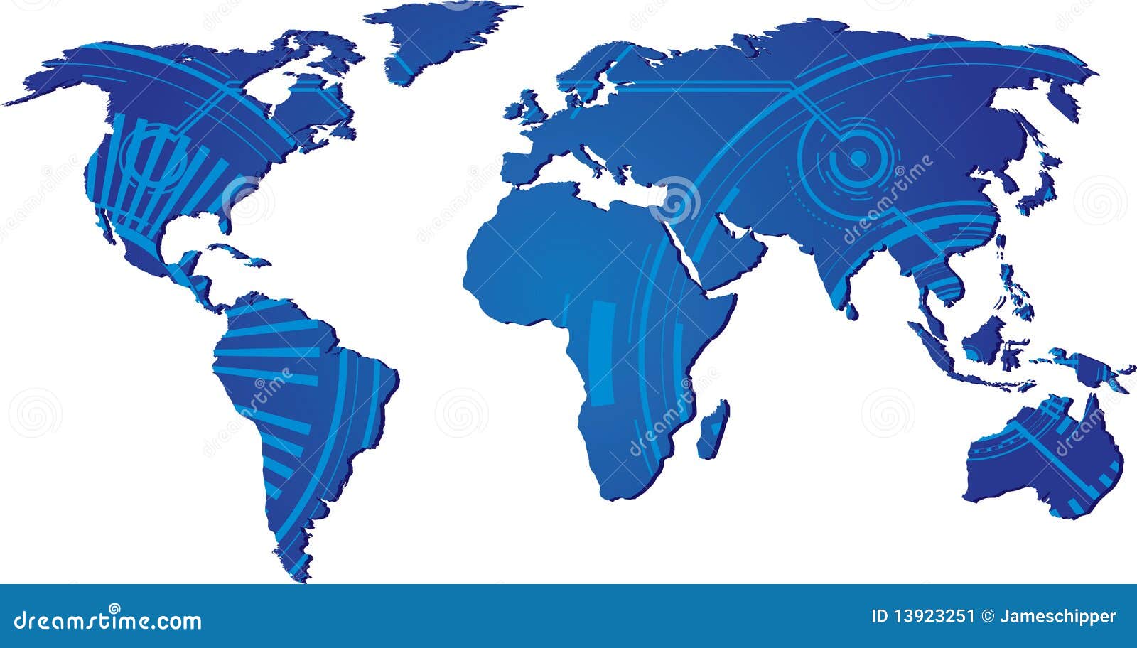 World map stock vector. Illustration of element, shape - 13923251