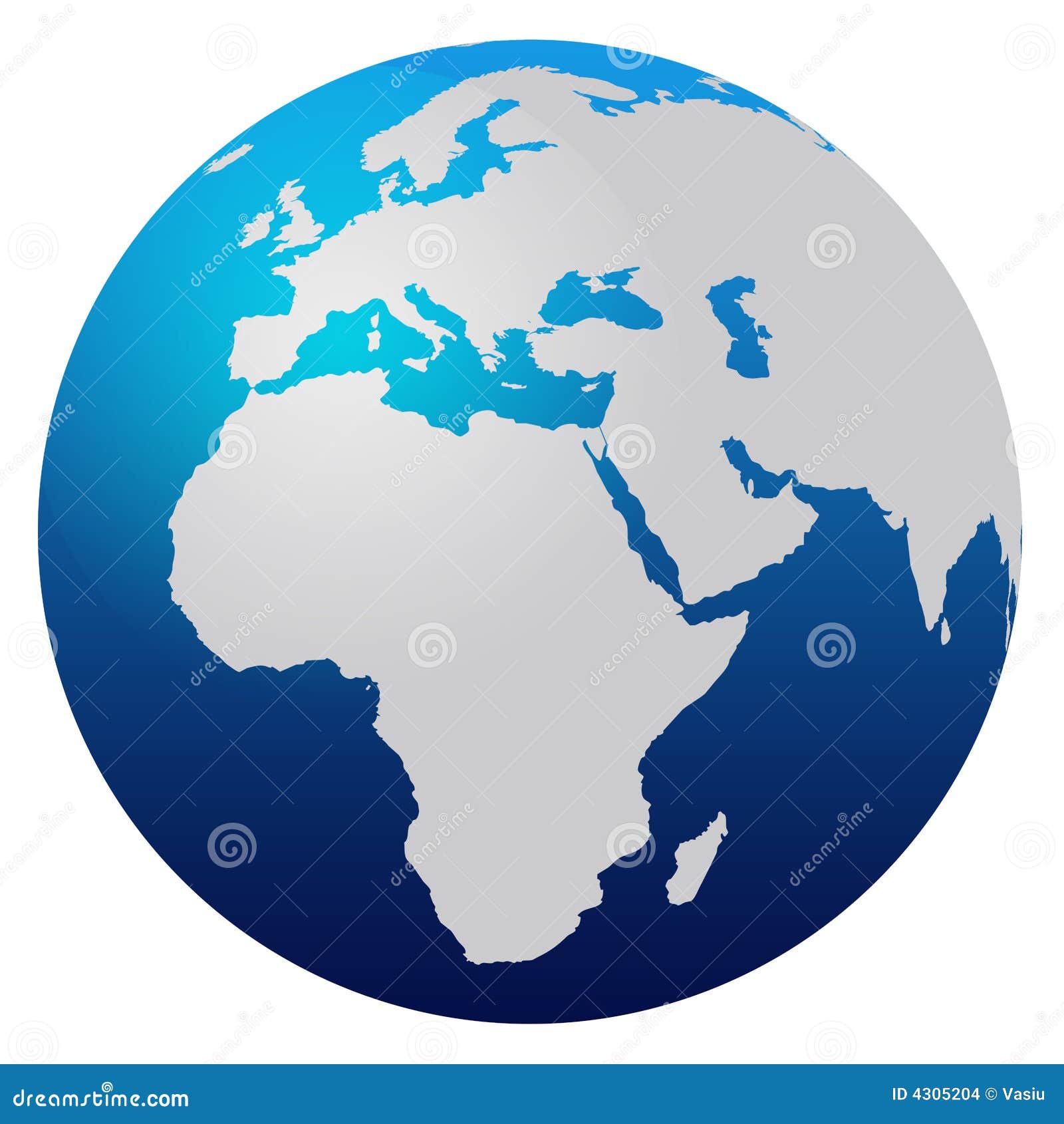 World Map stock illustration. Illustration of land, round - 4305204