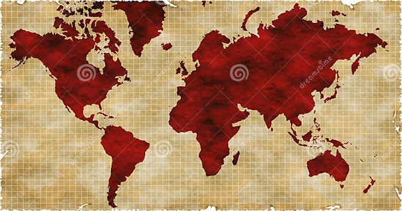 World Map stock illustration. Illustration of earth, plan - 491895