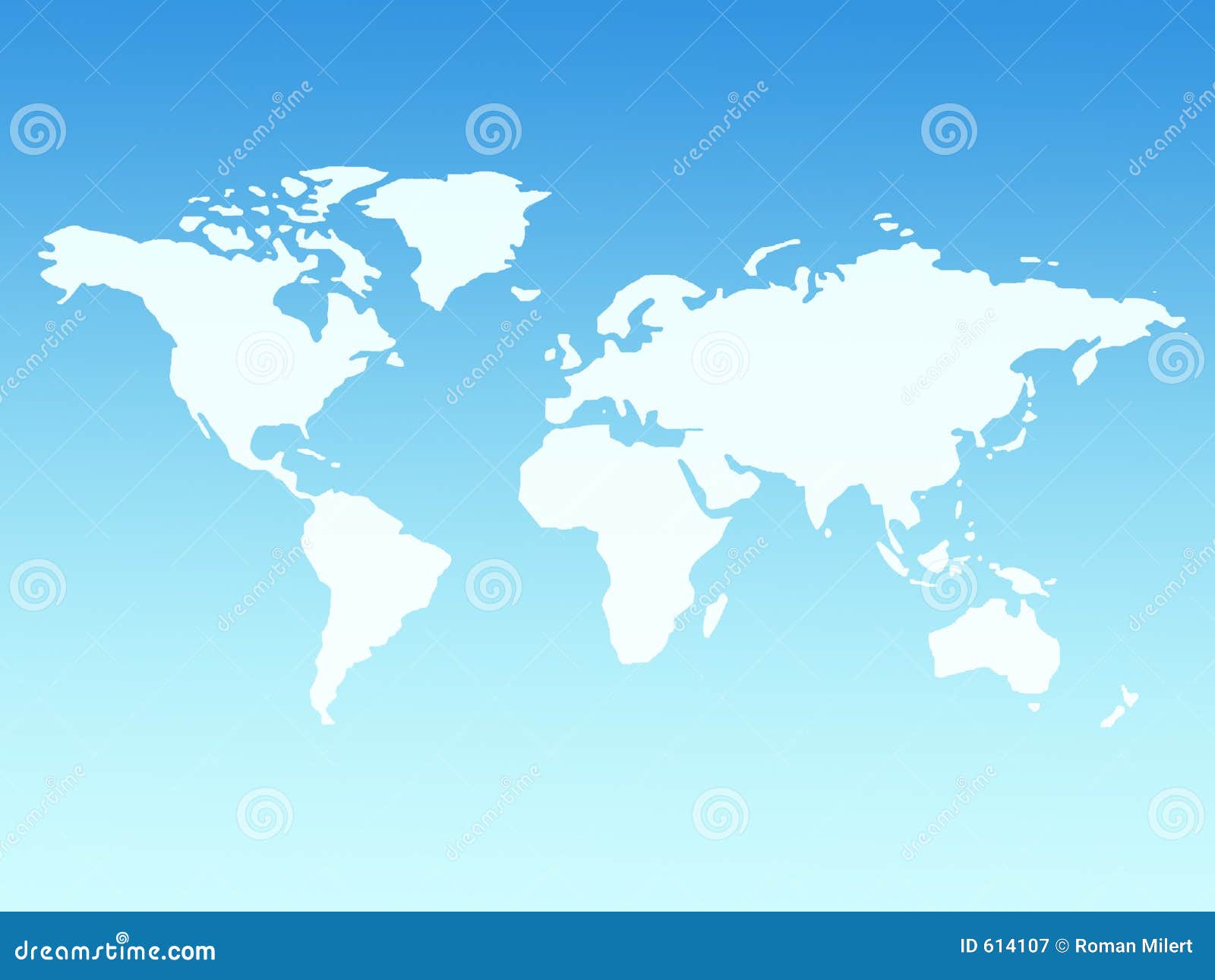 World map stock illustration. Illustration of america, blue - 614107