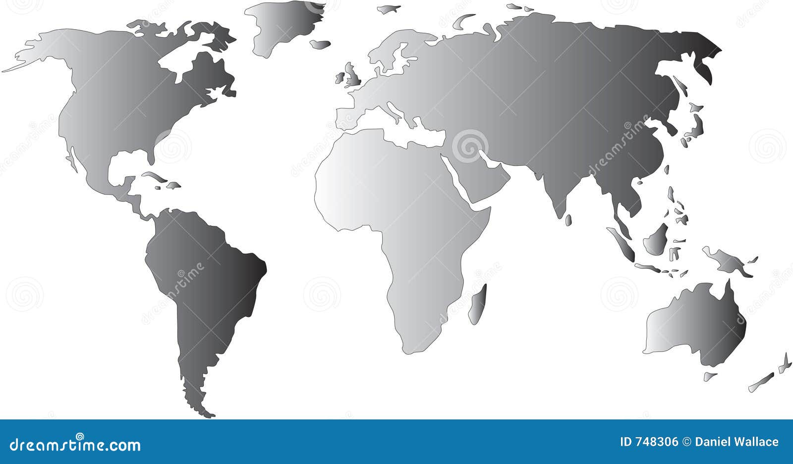World map stock illustration. Illustration of outline, africa - 748306