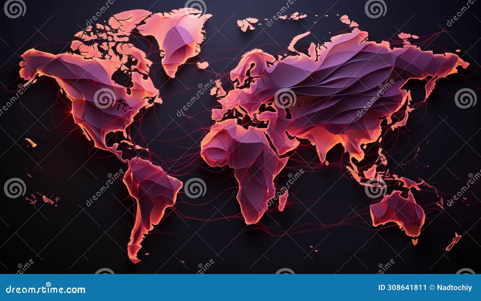 World Map - Abstract Background Stock Image - Image of earth, australia ...