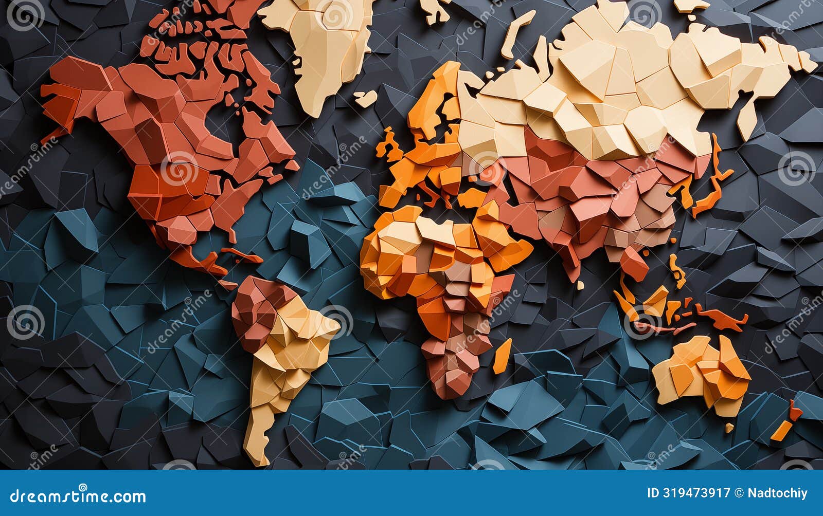 World Map - Abstract Background Stock Image - Image of africa ...