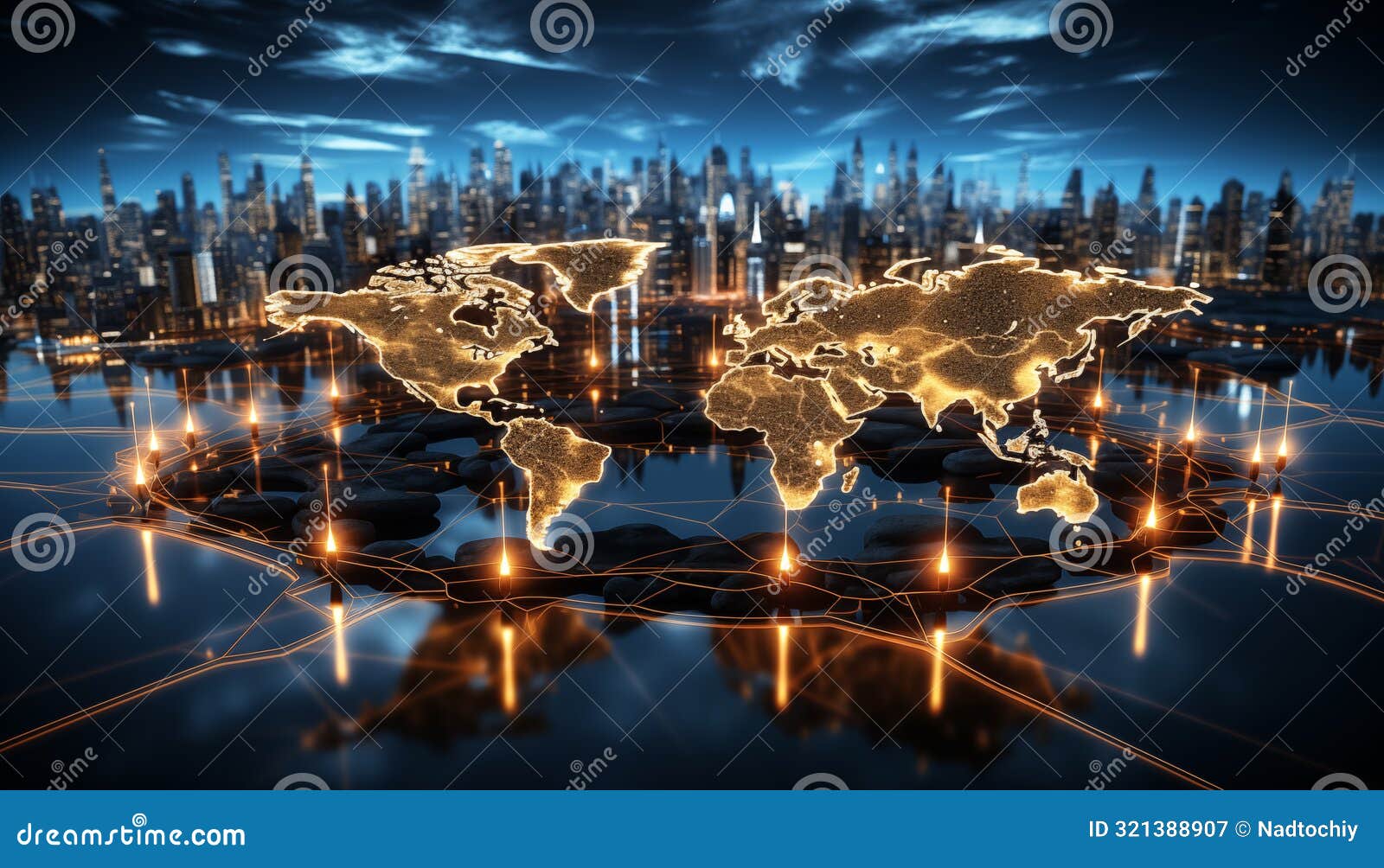 World Map - Abstract Background Stock Image - Image of worldwide ...