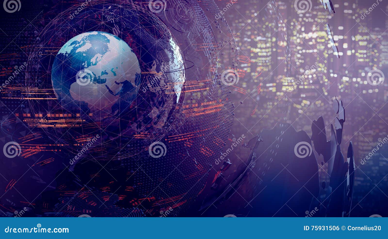 World map abstract concept stock illustration. Illustration of ...