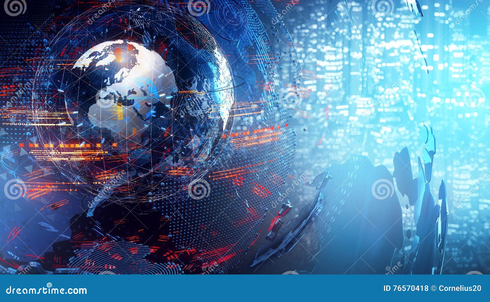 World map abstract stock illustration. Illustration of global - 76570418