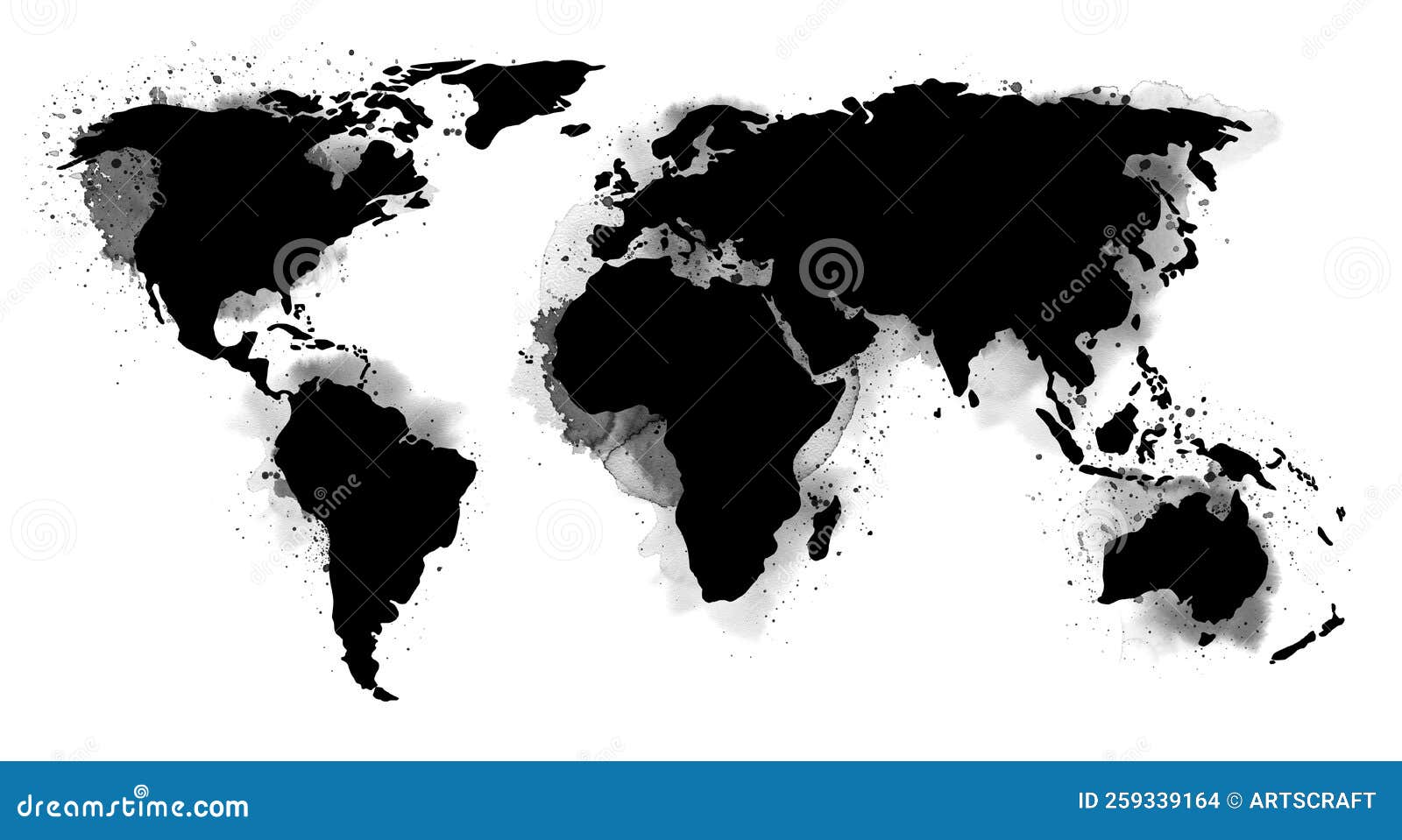 World map abstract design stock illustration. Illustration of artistic ...