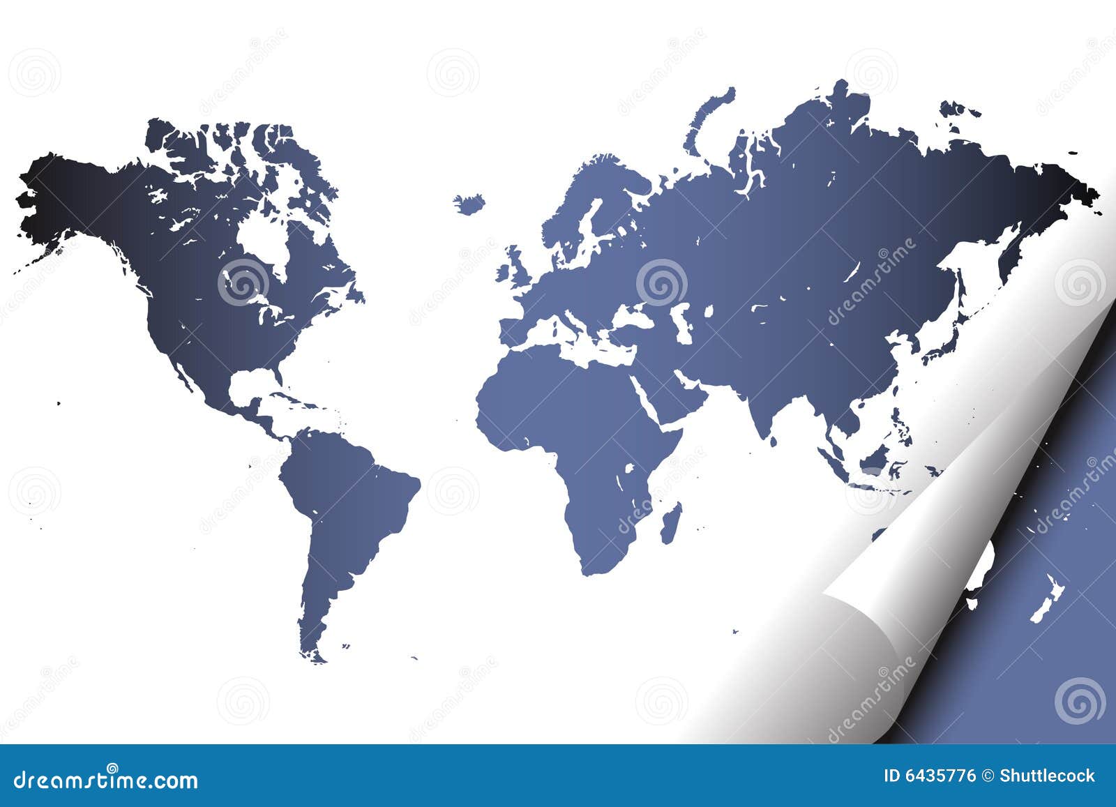 World map atlas stock vector. Illustration of frame, grungy - 6435776