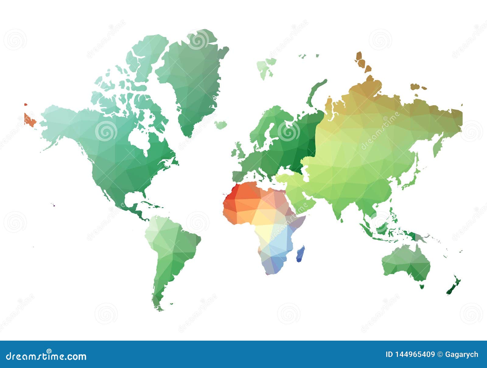 World Map And Attractive Landmark Cartoon | CartoonDealer.com #78544277