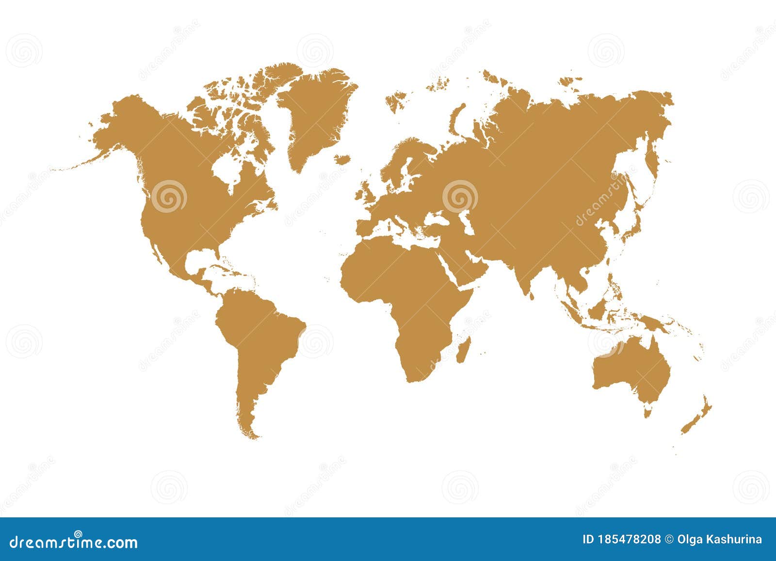 World Map Background Simple Design Stock Illustration - Illustration of ...