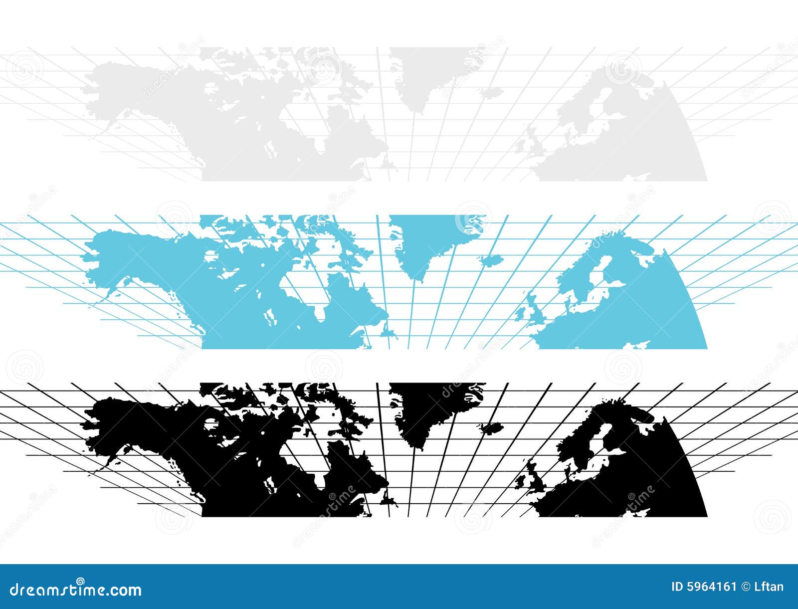 World Map Banners Cartoon Vector | CartoonDealer.com #5964161